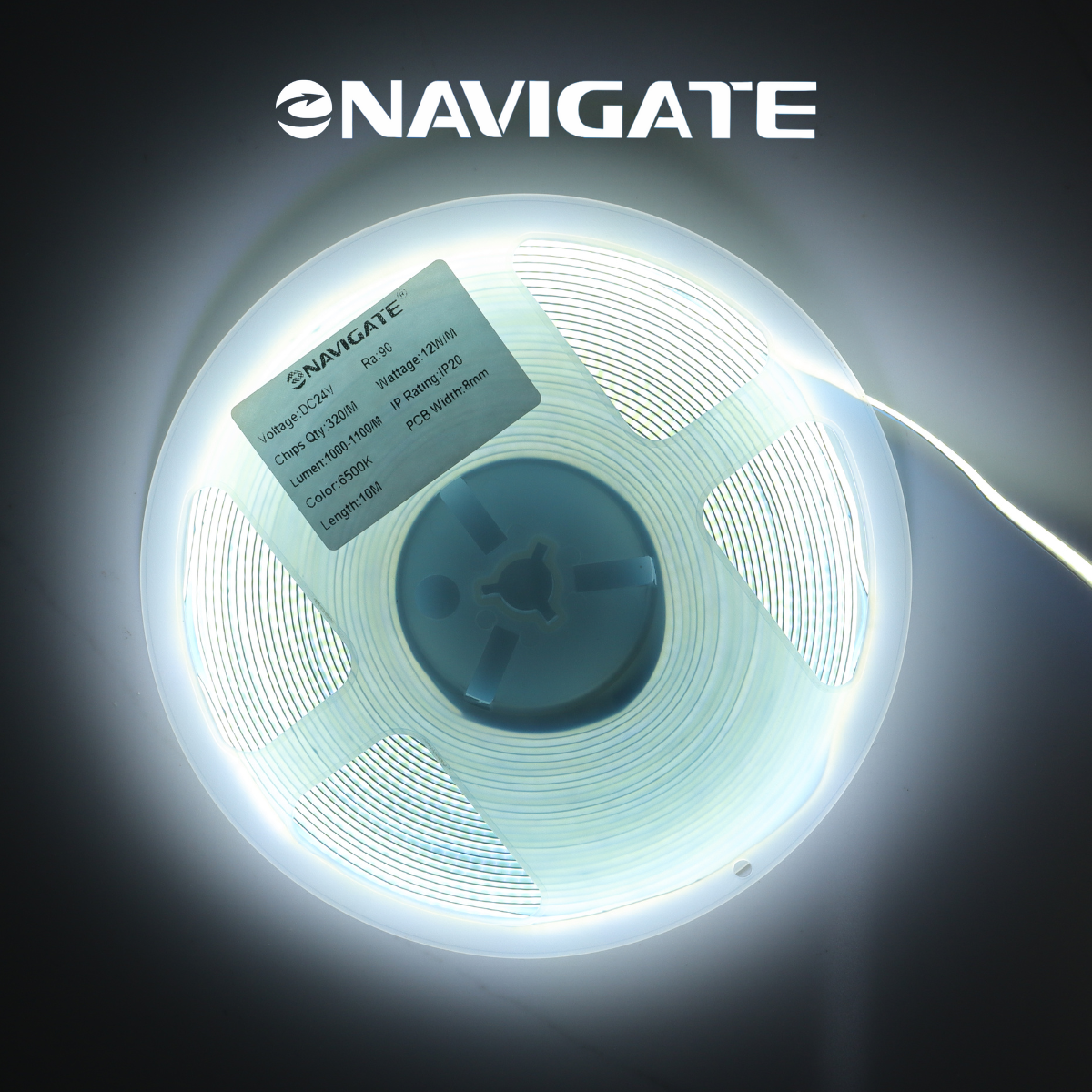 Tira Led COB Flexible de 24 Volts 10 Metros (Varios colores) – Navigate ...