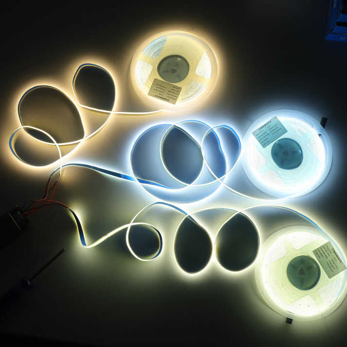 Tira Led COB Flexible de 24 Volts 10 Metros (Varios colores) – Navigate ...